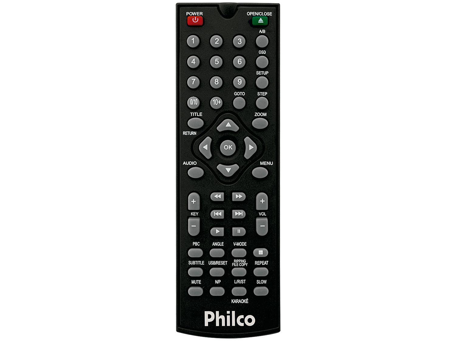 DVD Player Philco PH136 Conexão USB - Conexão HDMI - Dvd Player ...