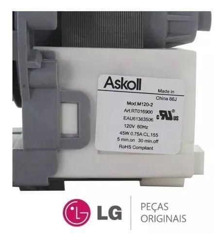 Eletrobomba Para Lava E Seca LG 110v Eau61383506 Original - Eletrobomba ...