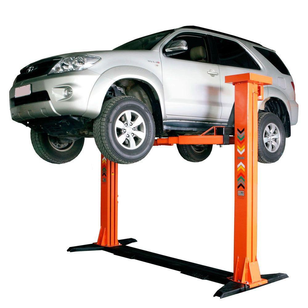 Elevador automotivo capacidade 4 Ton laranja trifásico - STB4000 - Stahlbox Elevadores ...