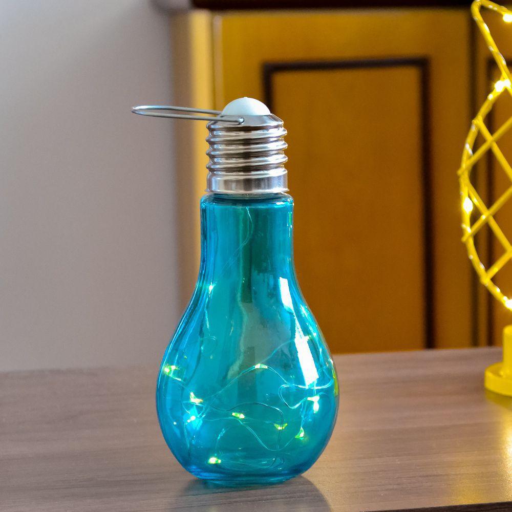 Enfeite de Mesa Lâmpada Retrô LED Vidro Colorido - PopSpot - Luminária ...