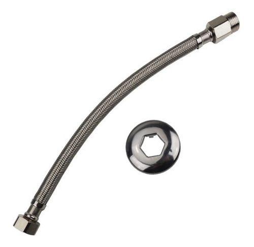 Engate Flexível Aço Malha Inox 1/2x40cm Brasfort Pia Tanque - Extensão ...
