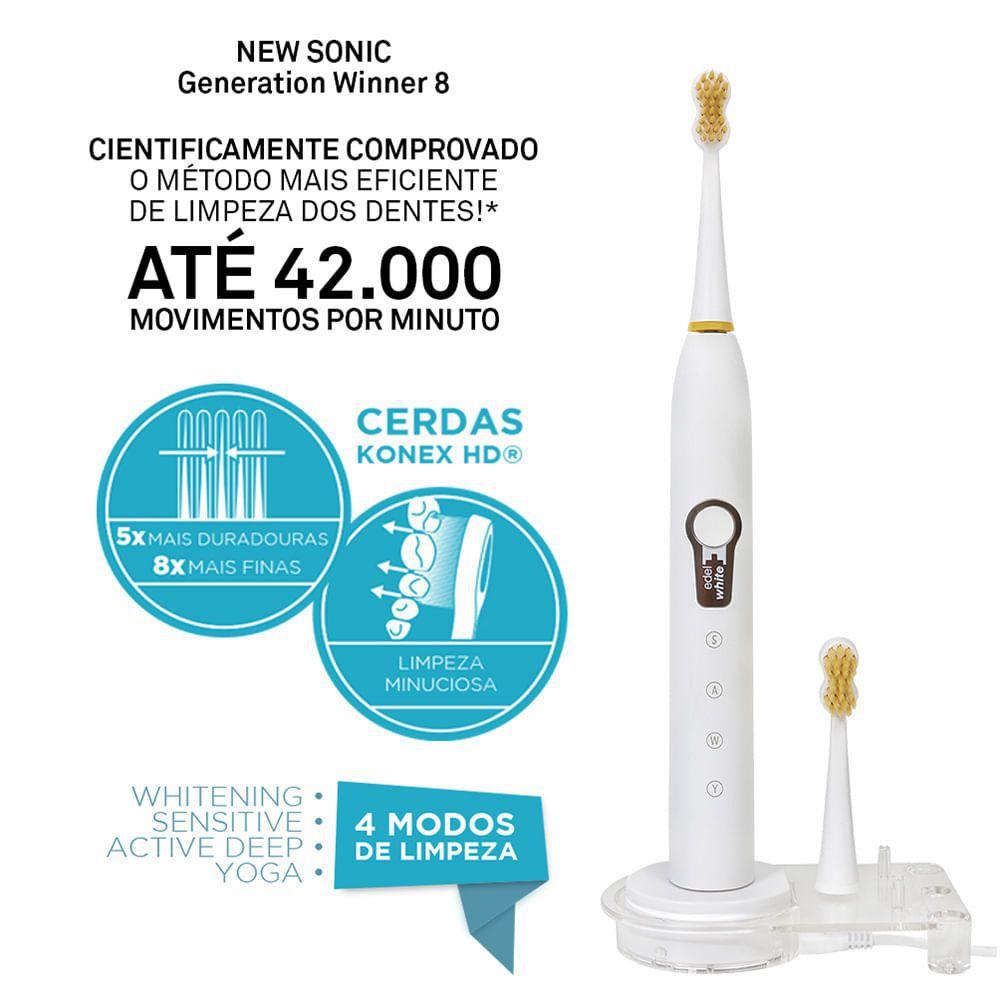 Escova de Dentes Edel White - Sonic Generation Winner 8 - Escova de ...