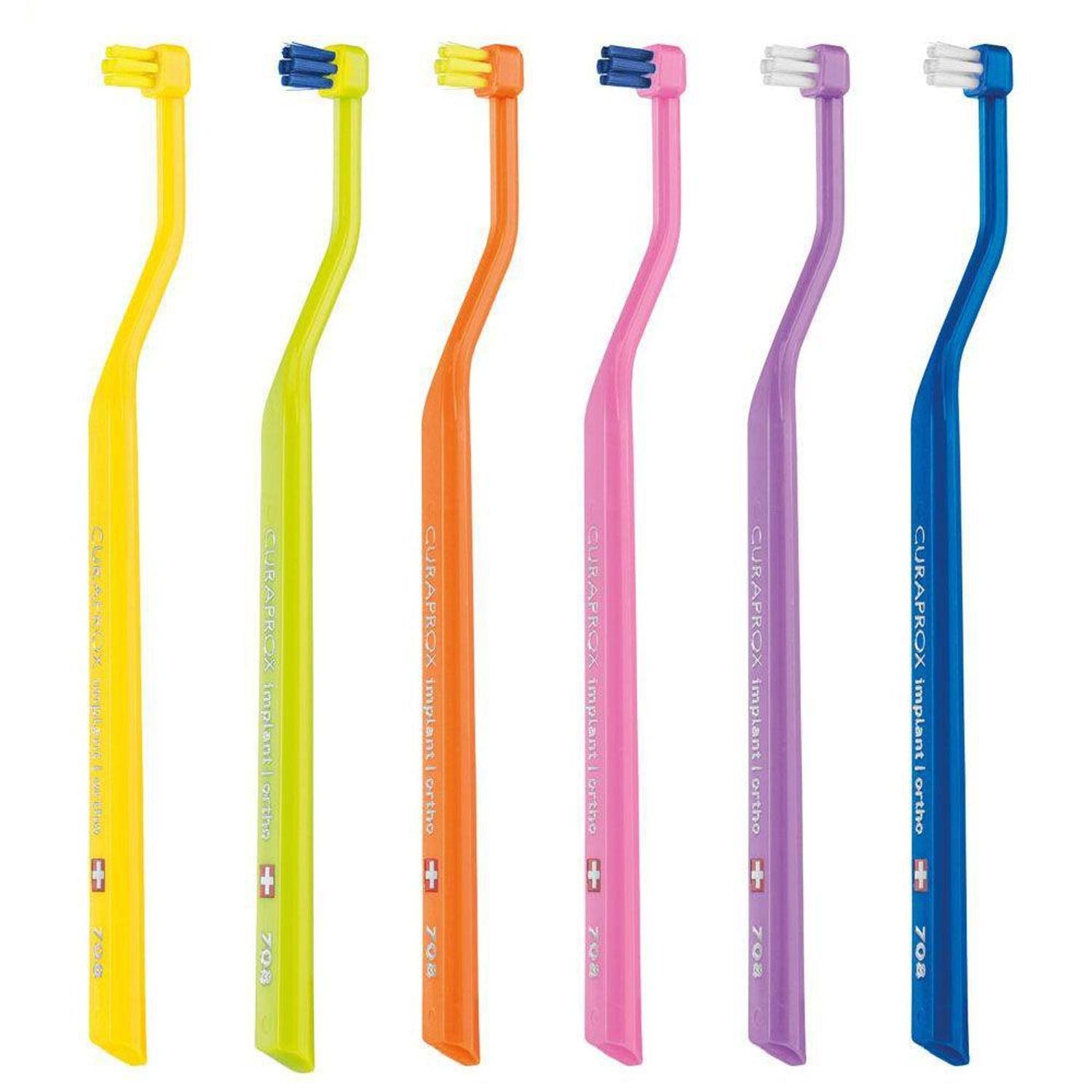 Escova Dental Curaprox Ortodôntica CS 708 Implant Ortho Unid - Escova ...