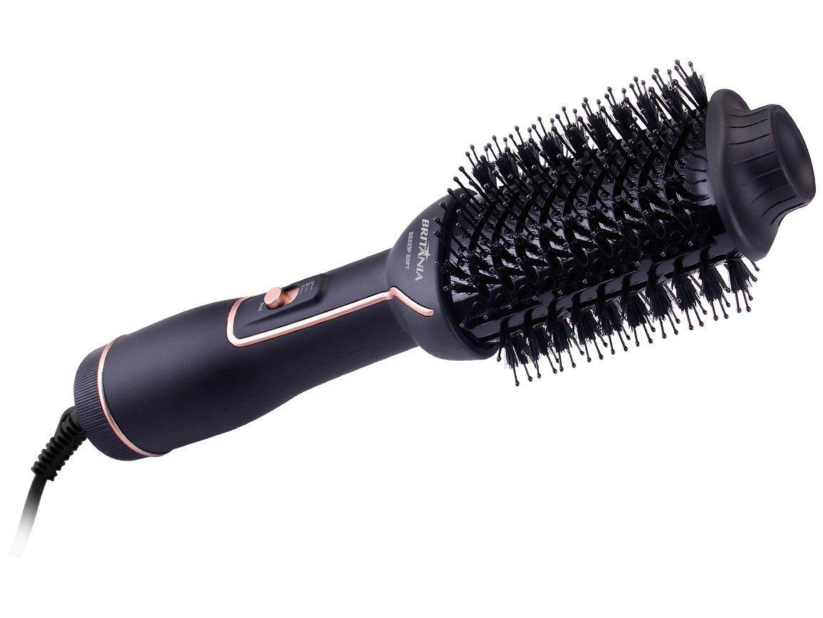Escova Secadora Britânia Soft BES23P - 2 Velocidades - Escova Secadora ...