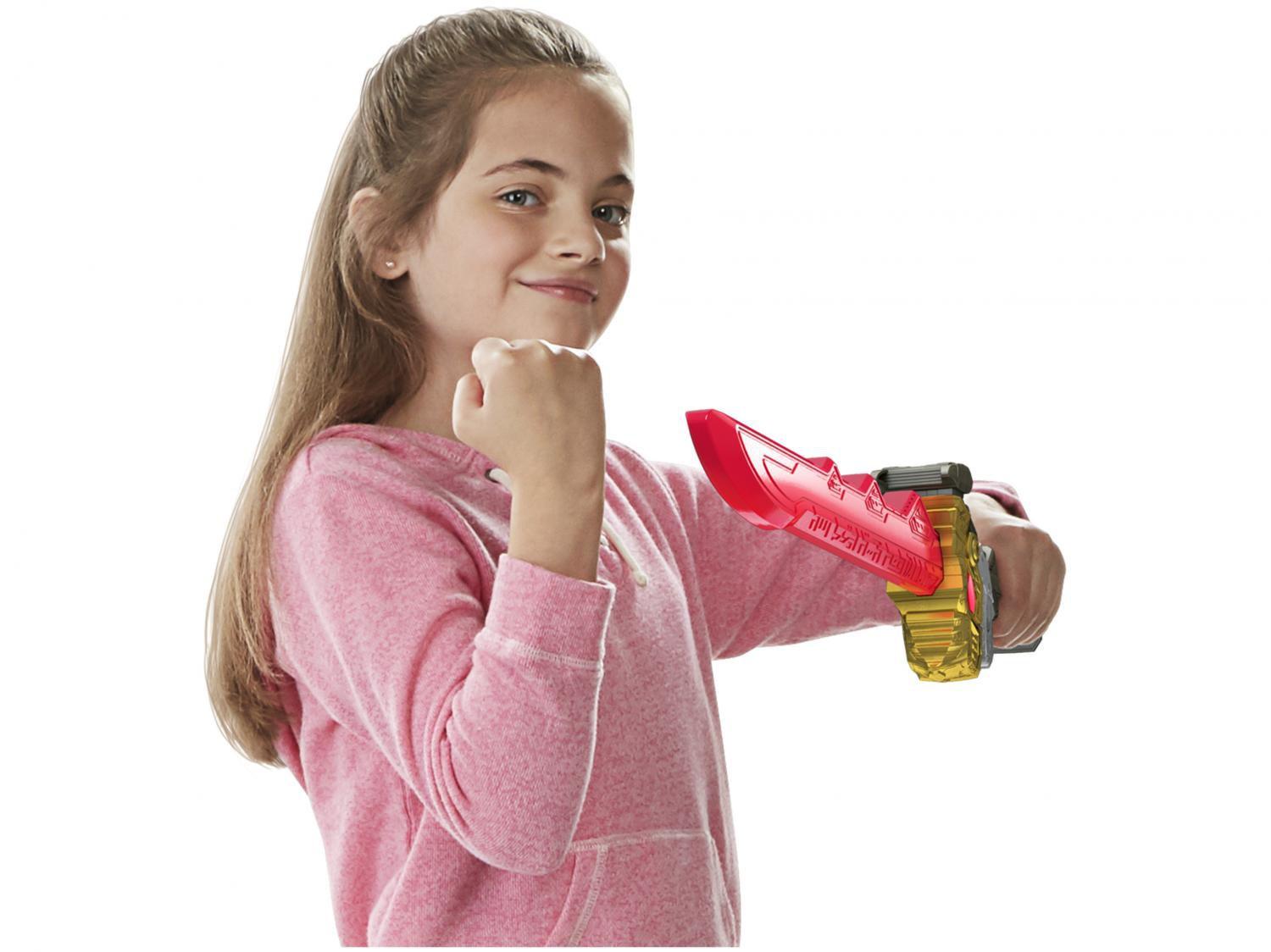 Espada de Brinquedo Dino Fury Power Rangers Sabre Ranger Vermelho Hasbro