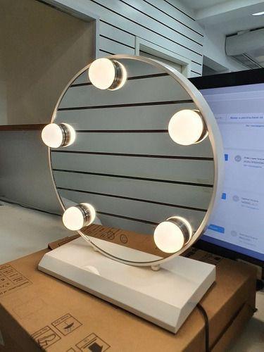 Espelho Maquiagem Camarim Led Lampadas Várias Intensidades - Mktplace ...