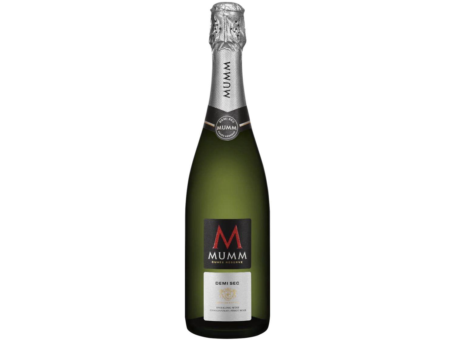 Espumante Branco Meio Seco Mumm - Cuvée Réserve Demi Sec 750ml ...