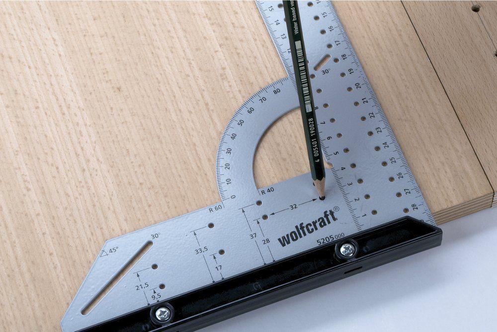 Esquadro Universal com Gabarito - 520500 - Wolfcraft - Esquadro ...