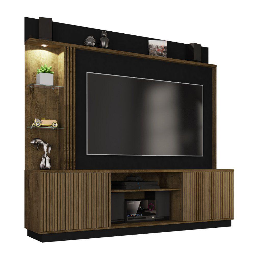 Estante Home para TV até 65 Polegadas 2 Portas Atlanta Bechara ...