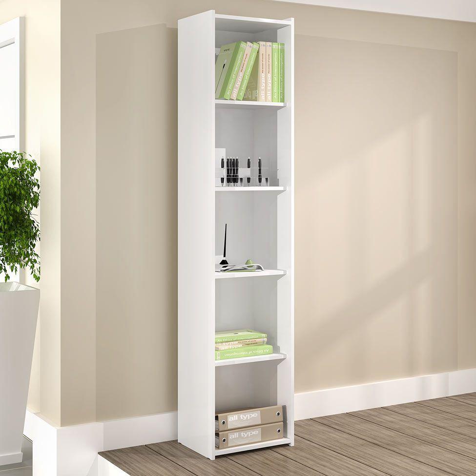 Estante Modular ESM206 Branco Movelbento - Estantes - Magazine Luiza