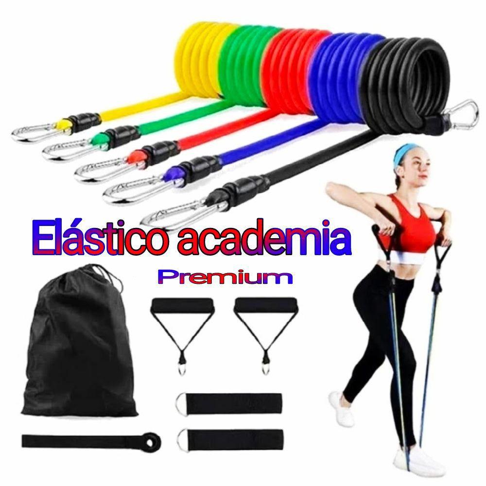 Exercícios De Resistência Academia Em Casa Elásticos para Treino Kit 11 ...