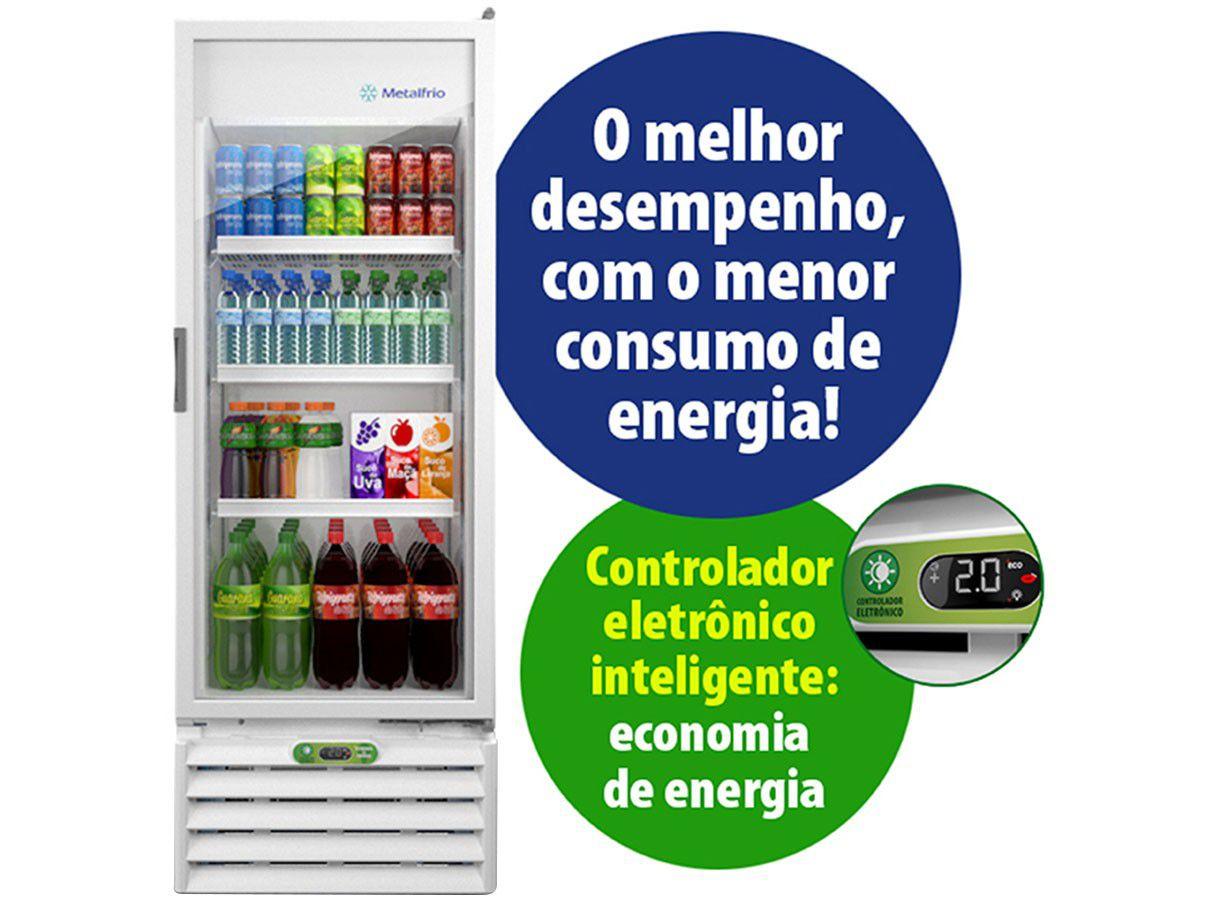 Expositor de Bebidas Vertical Metalfrio 350L - Frost Free VB40RE 1 ...
