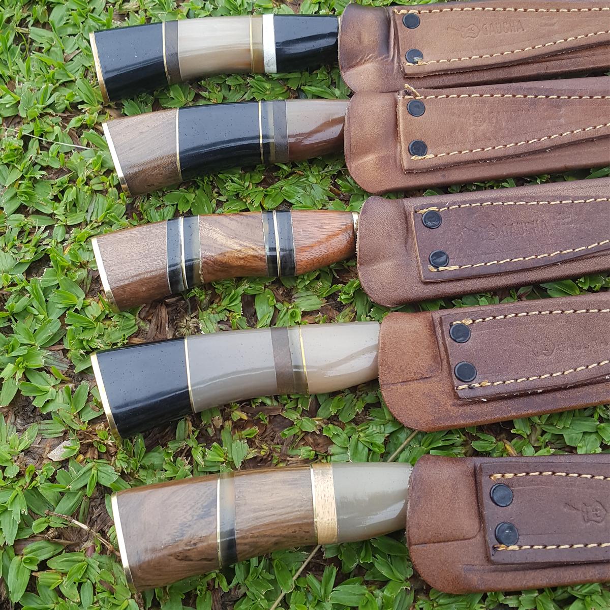 Faca Aço Carbono 10 Polegadas Cabo Trabalhado Bainha Couro - Facas ...