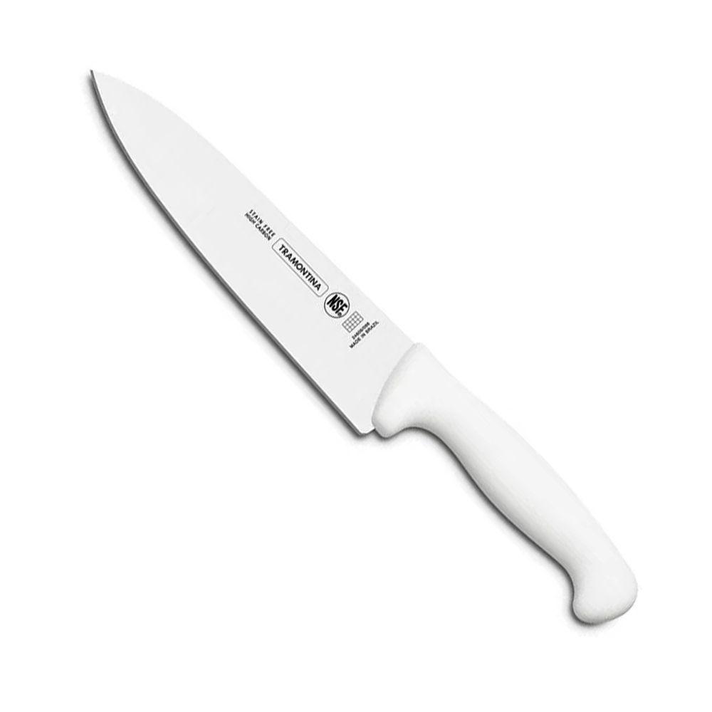 Faca Chef Inox com Cabo Branco 6” Master - Tramontina - Faca Chef ...
