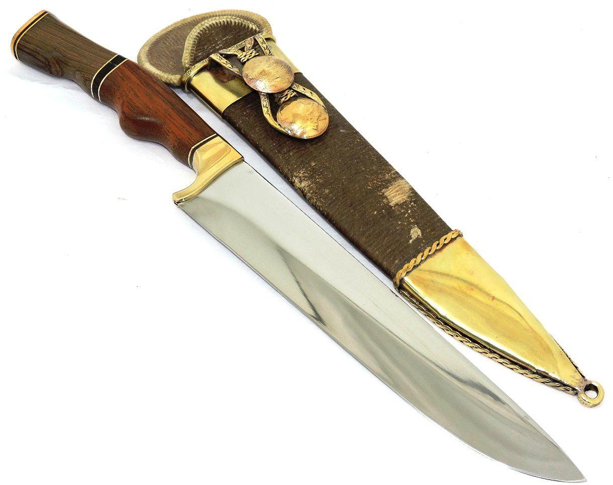 Faca Gaúcha Bainha Picaça Aço Alemão Importado - Xiru das Facas - Faca ...