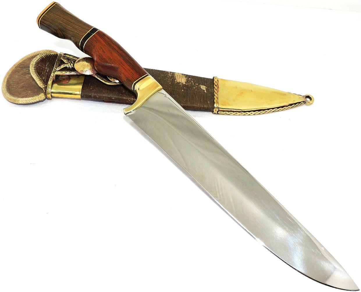 Faca Gaúcha Bainha Picaça Aço Alemão Importado - Xiru das Facas - Faca ...