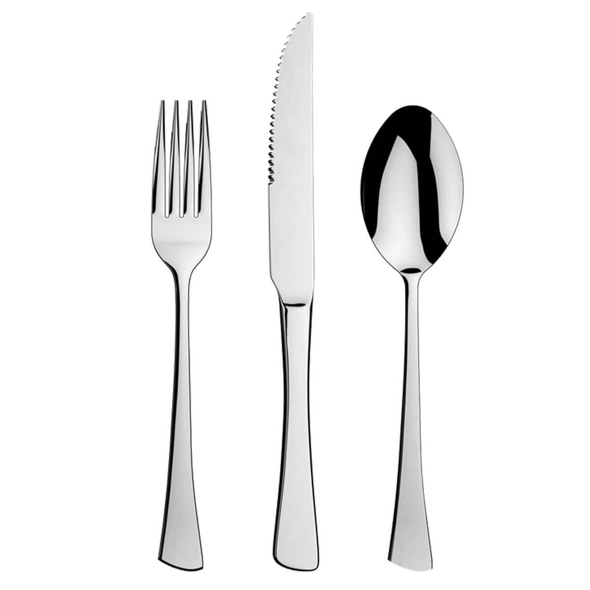 Faqueiro Conjunto Talheres Inox 72 Peças Faca Garfos Colheres - Brinox ...