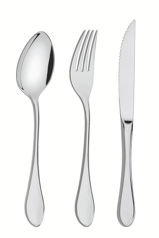Faqueiro Italy 72 Peças em Aço Inox com Facas para Churrasco Forjadas ...