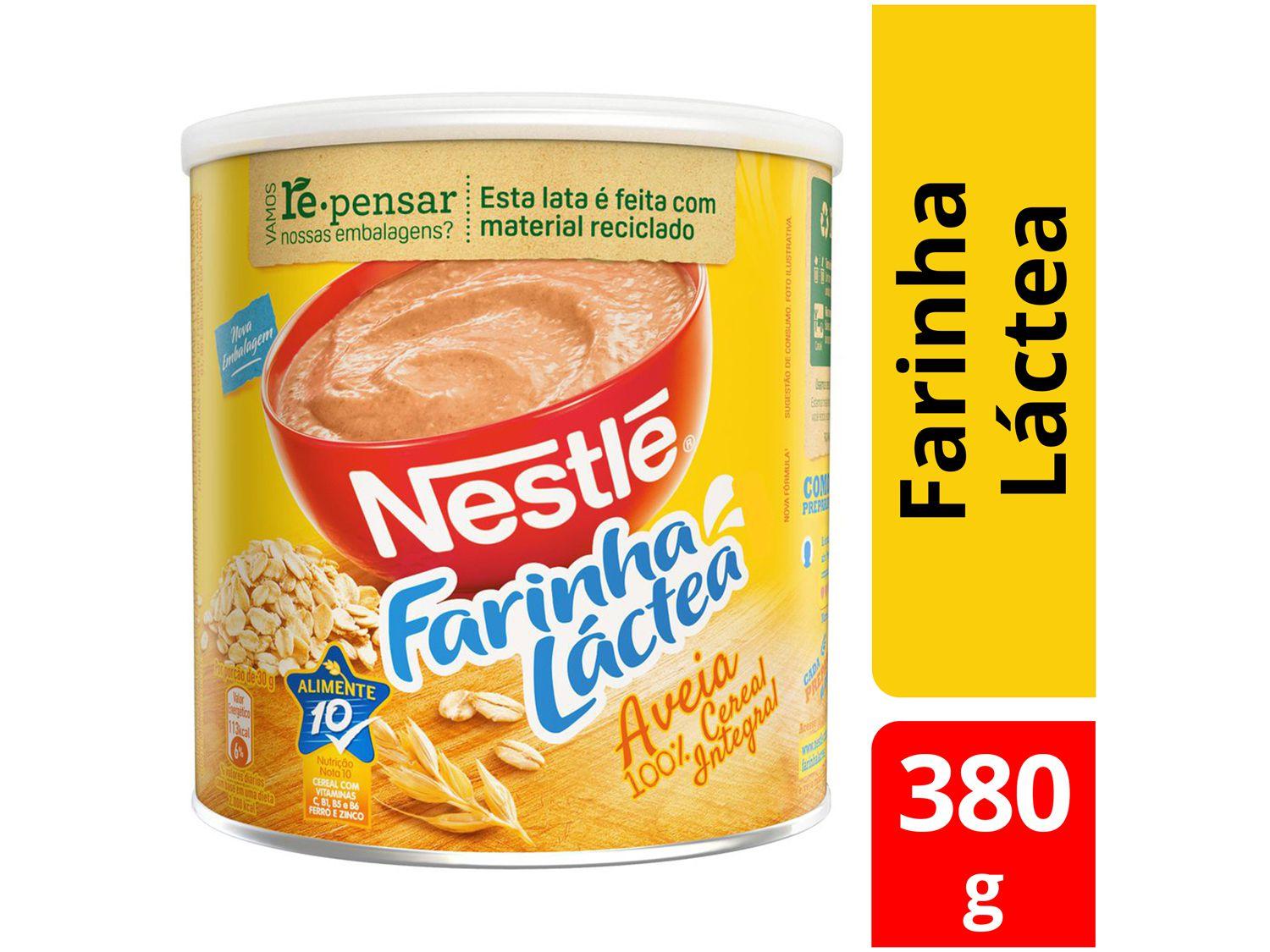 Farinha Láctea Nestlé Multigrãos Aveia - 380g - Farinha Láctea ...