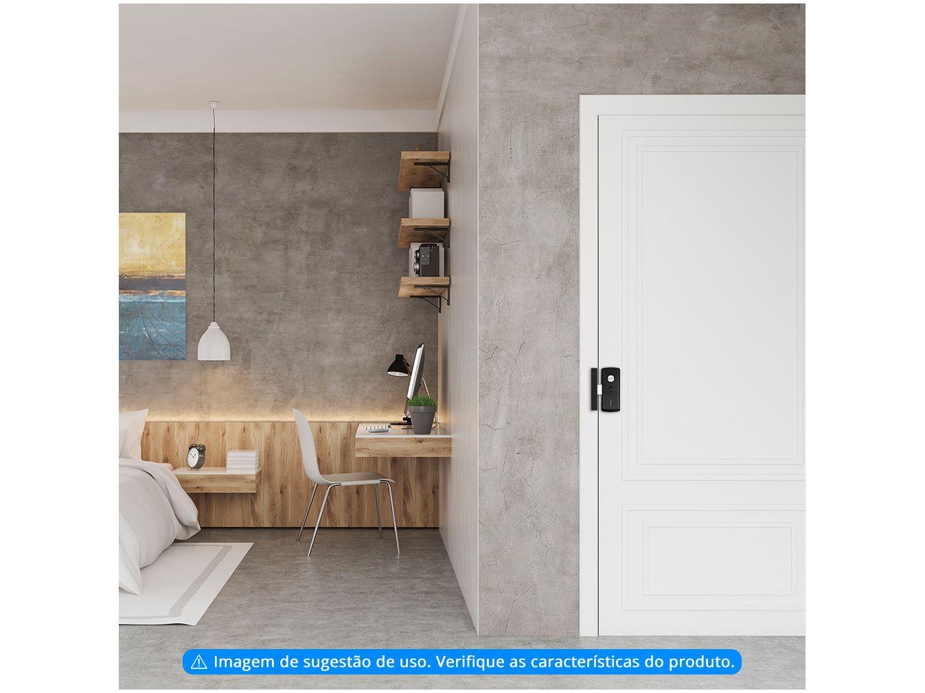 Fechadura Digital Pado FDS-101 com Senha - Interna de Sobrepor Preta ...