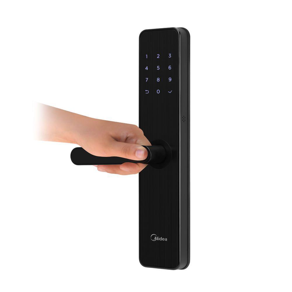 Fechadura Digital Smart Lock OneGrip Midea FDA21PD Preto - Fechadura ...