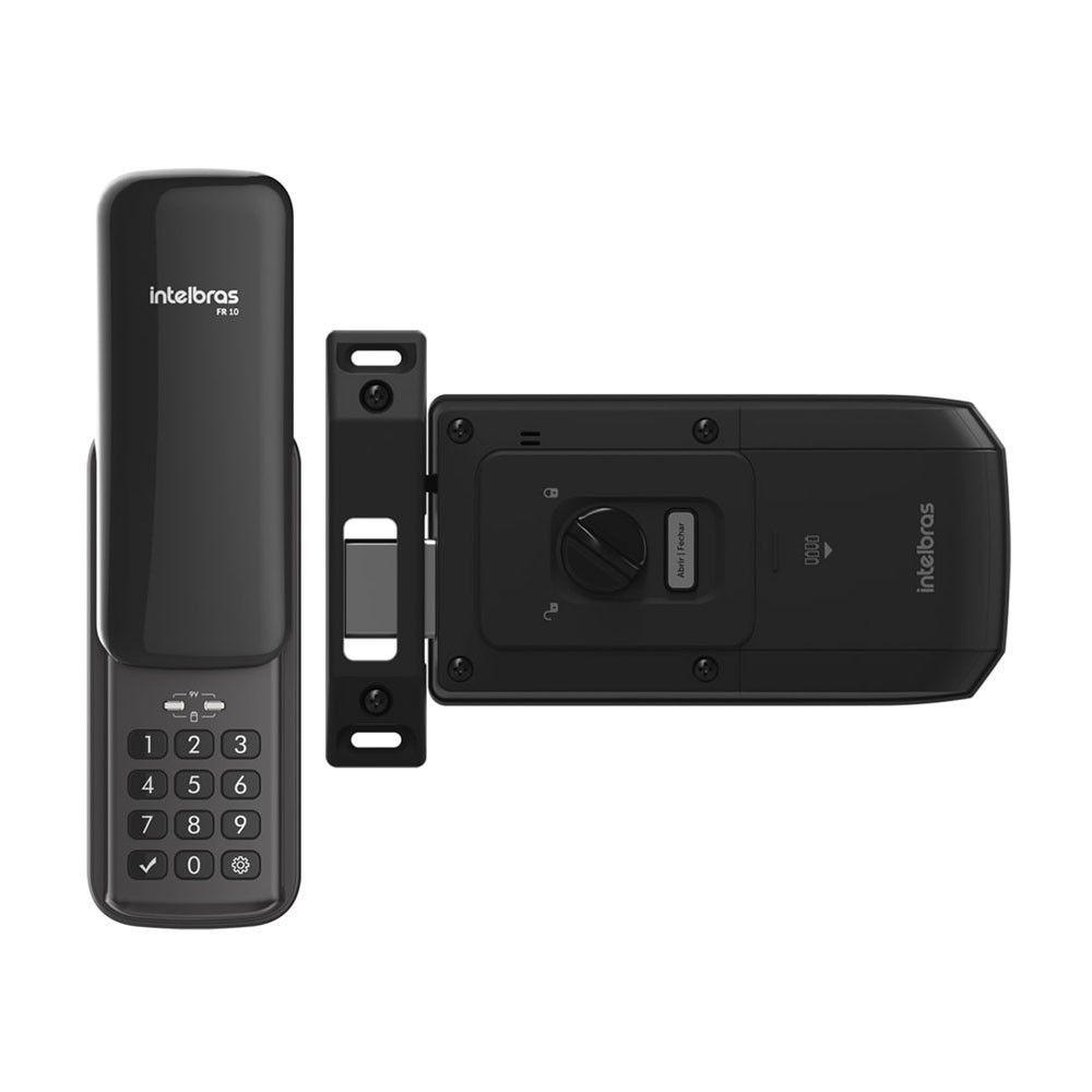 Fechadura Digital Sobrepor Intelbras FR10 Senha com Alerta Sonoro ...