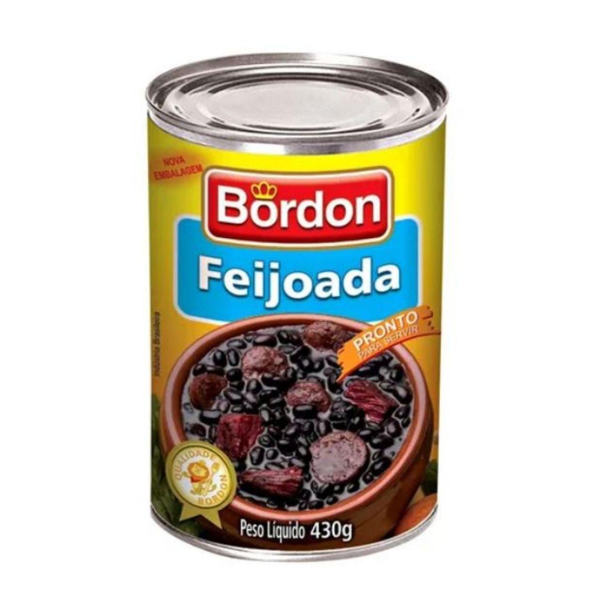 Feijoada Pronta Bordon Lata 430G - Kit 08 Latas - Boron - Feijoada - Magazine Luiza