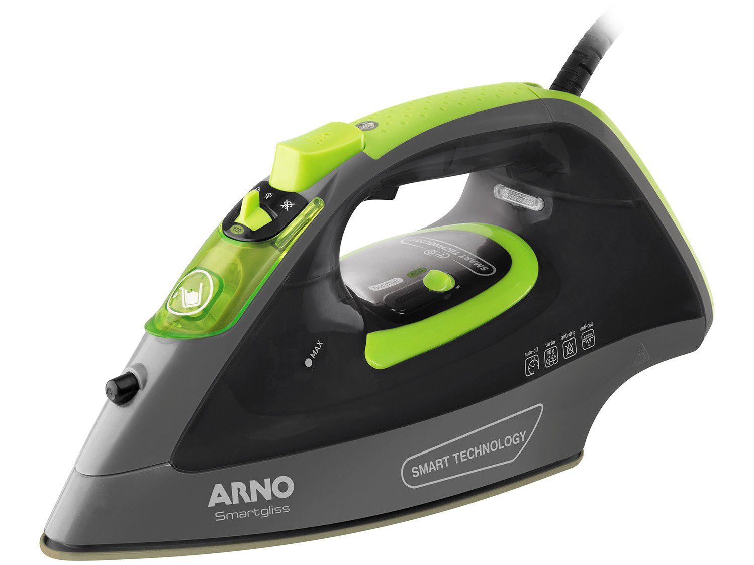 Ferro a Vapor Arno Smartgliss Inteligente com Desligamento Automático FSC1