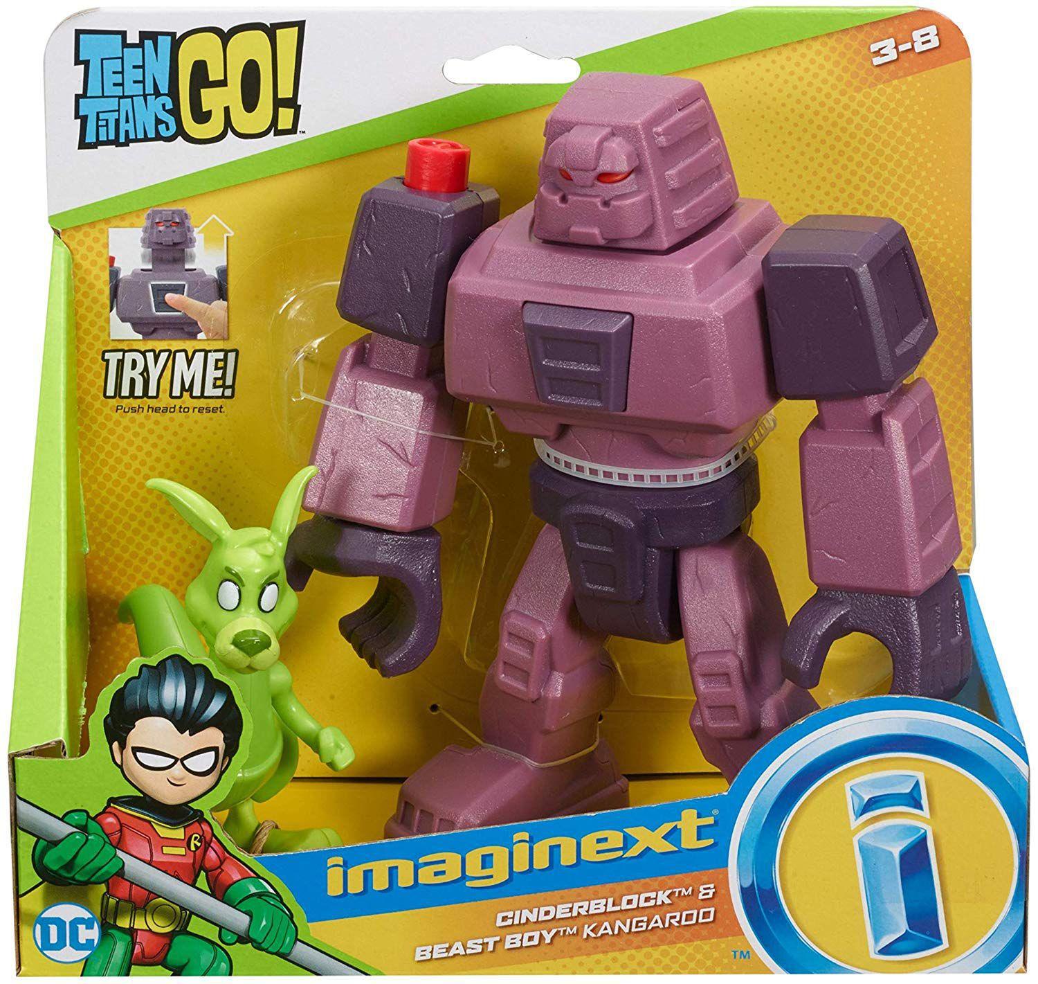 Figura e Veículo Imaginext DC Comics - CINDERBLOCK E MUTANO CANGURU ...