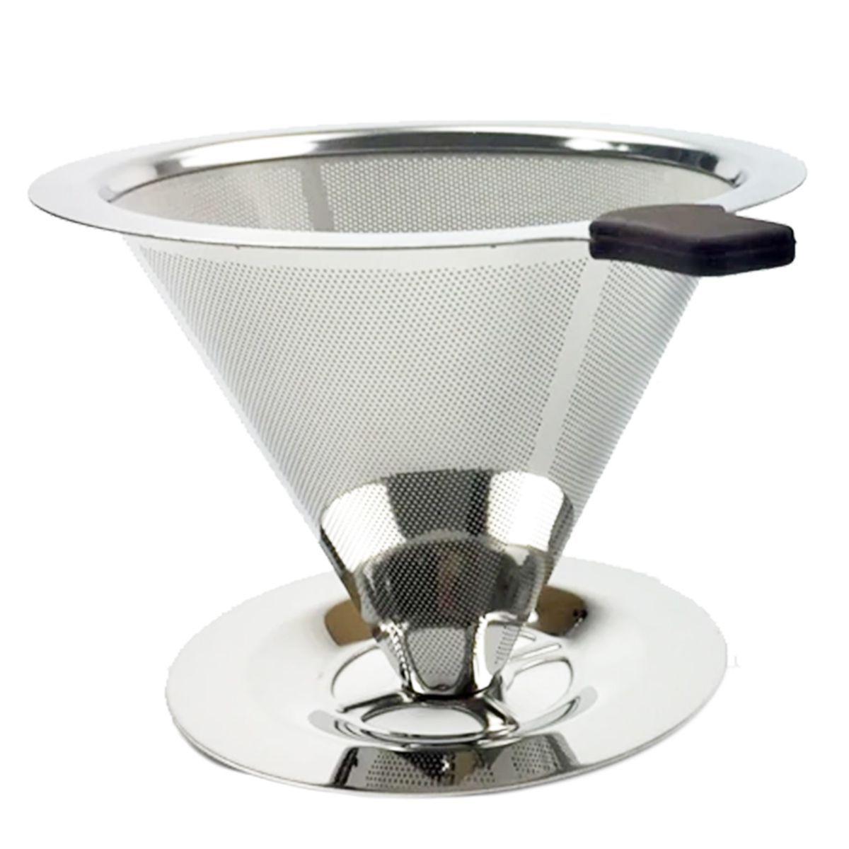 Filtro Coador de Café em Inox Reutilizável Ecológico - Facibom - Coador ...