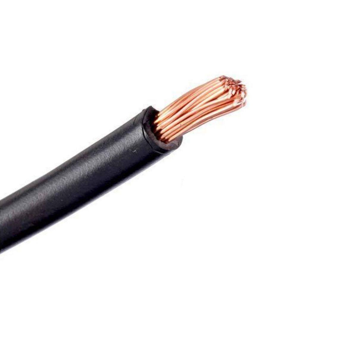 Fio 2,5mm CorFio Cabo Flexível Rolo De 100metros Antichama Corfio Preto ...