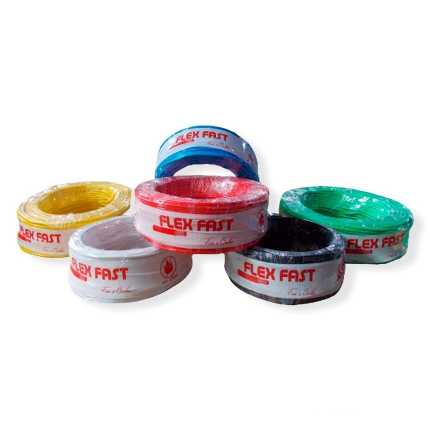 Fio Cabo Flexível 4,00mm 750v Rolo 100 Metros (cores) - FLEX FAST ...