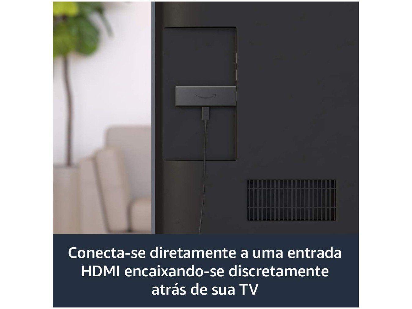 Fire TV Stick Amazon Full HD HDMI compatível com Alexa
