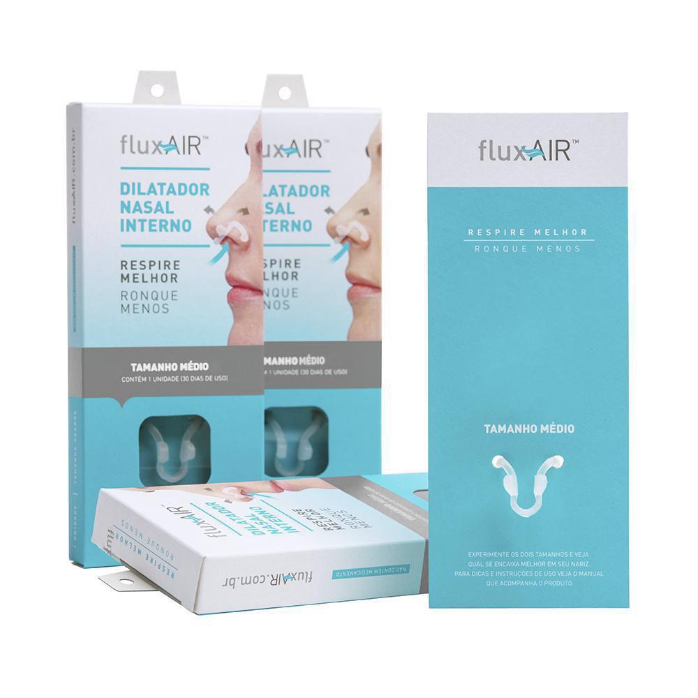 Flux Air - Dilatador Nasal Interno Médio 1 Un - Dilatador Nasal ...