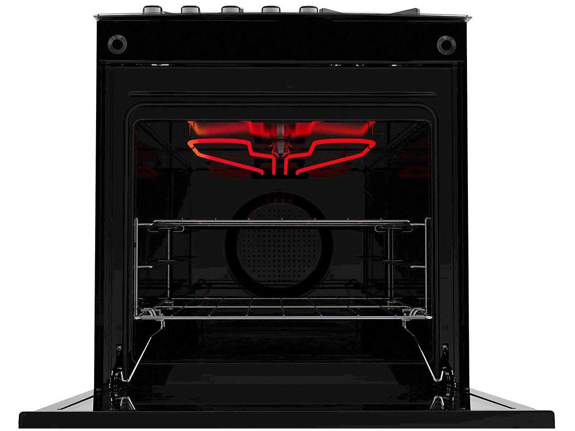 Fogão 4 Bocas de Embutir Dako Vermelho com Grill - Dakolors DE4VTP-HC0 4Q - Fogão 4 Bocas ...