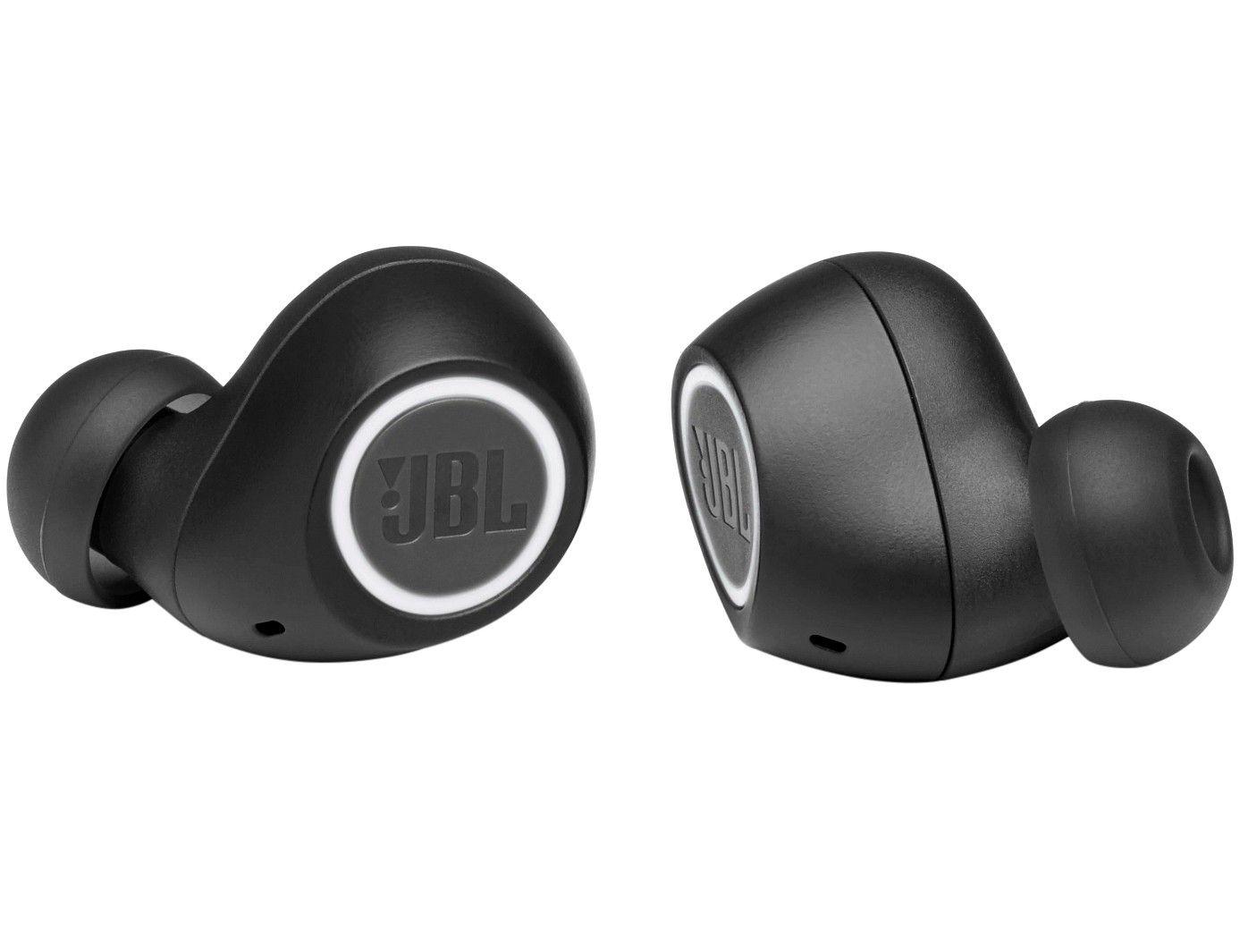 Fone de Ouvido Bluetooth JBL Free II True Wireless com Microfone Preto