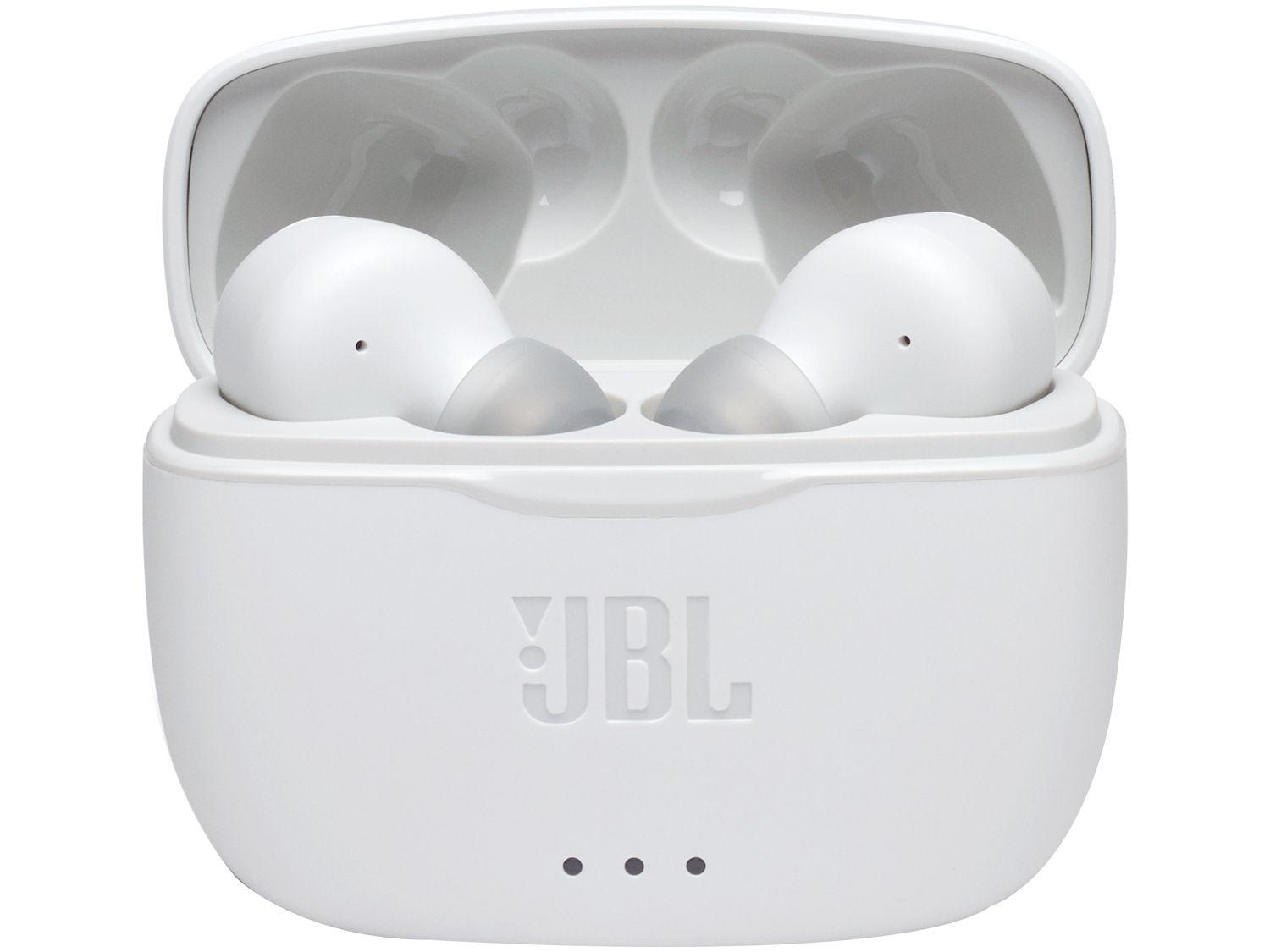 Fone de Ouvido Bluetooth JBL Tune 215 True Wireless com Microfone Branco