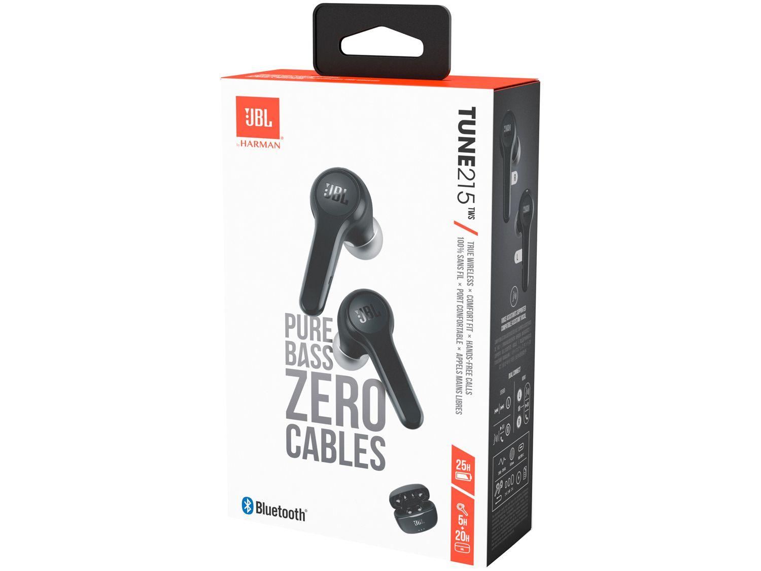 Fone de Ouvido Bluetooth JBL Tune 215 - True Wireless com Microfone ...