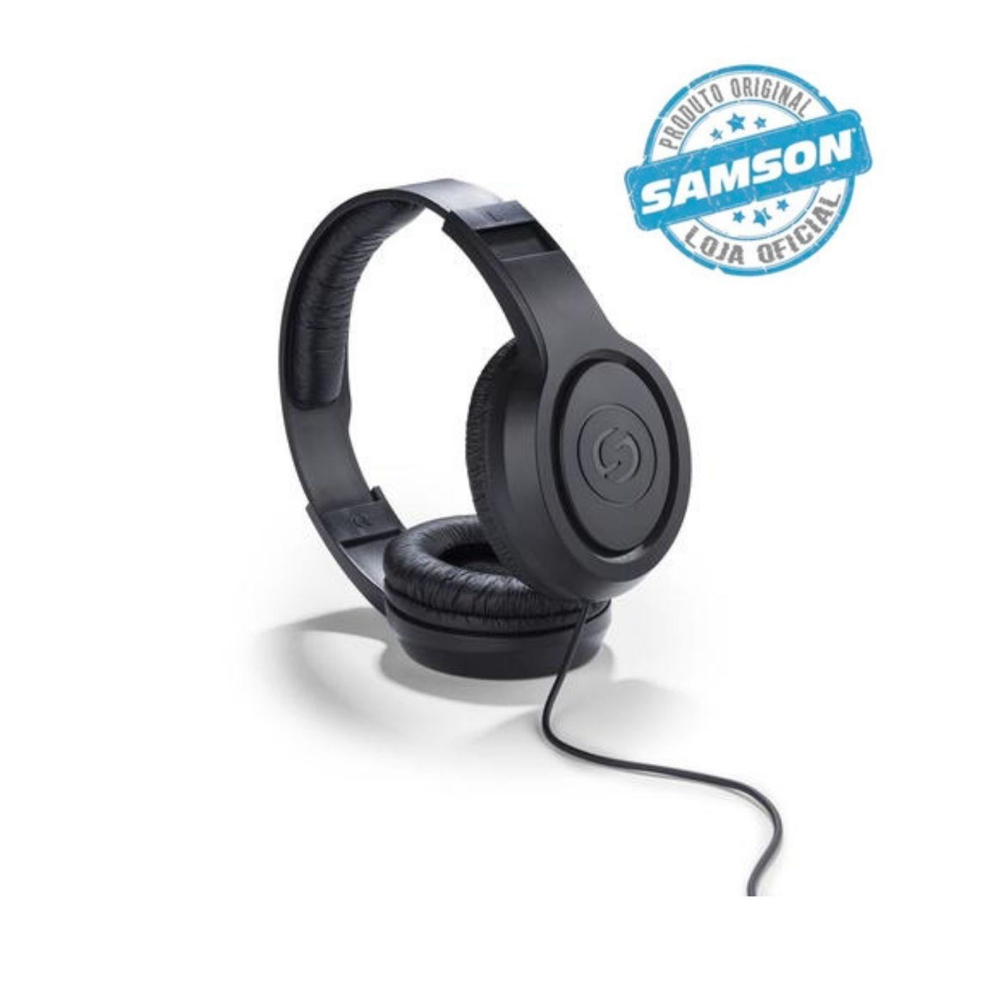 Fone de Ouvido Samson SR350 Over-Ear - Fone de Ouvido com Fio ...