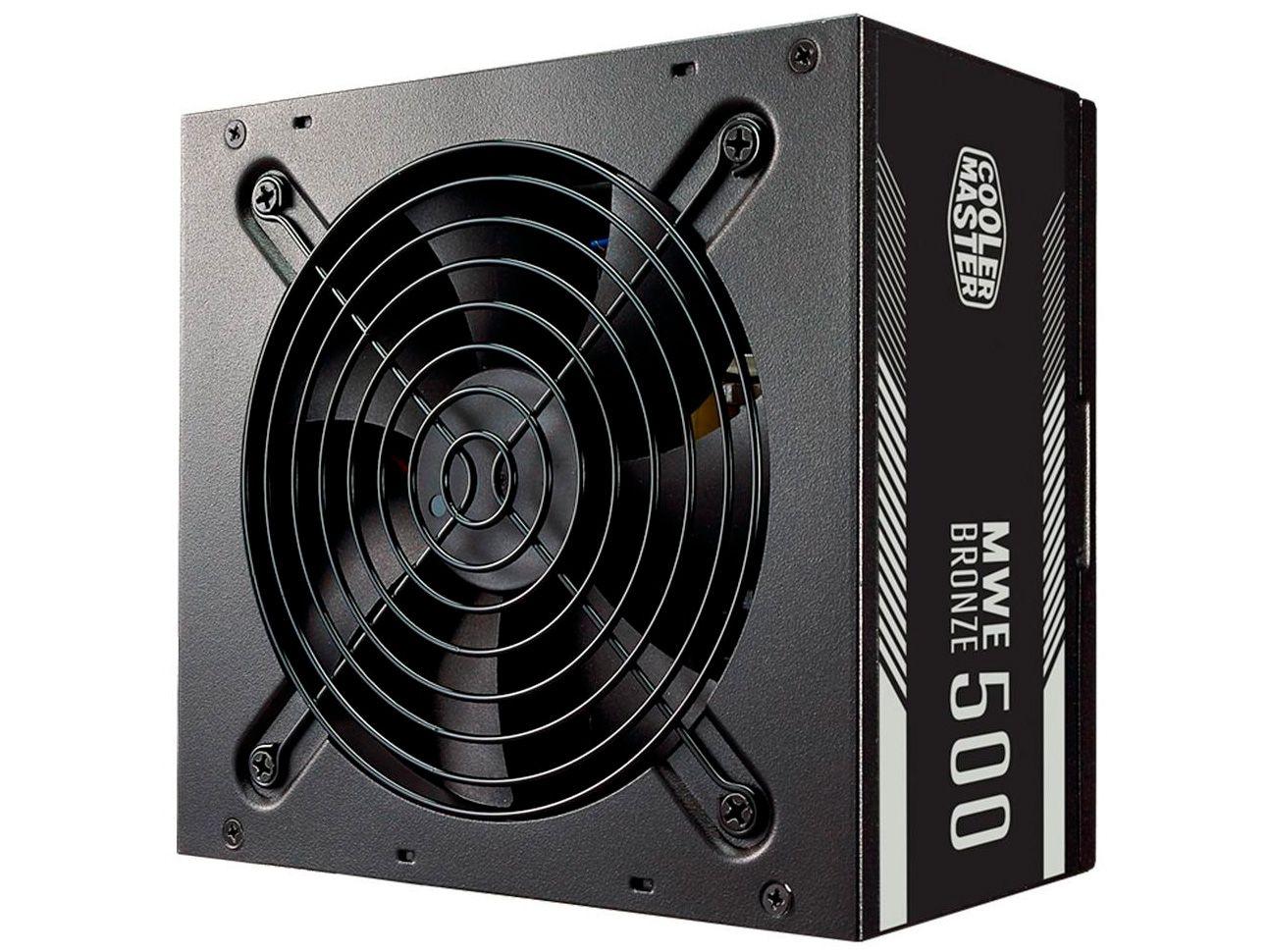 Fonte para PC 500W ATX Cooler Master - MWE 500 Bronze V2 com Cabo ...