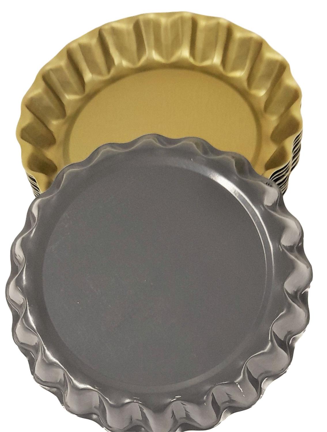 Forminha Mini Torta Crespa Fundo Fixo Kit Com 12 Peças/REF ...