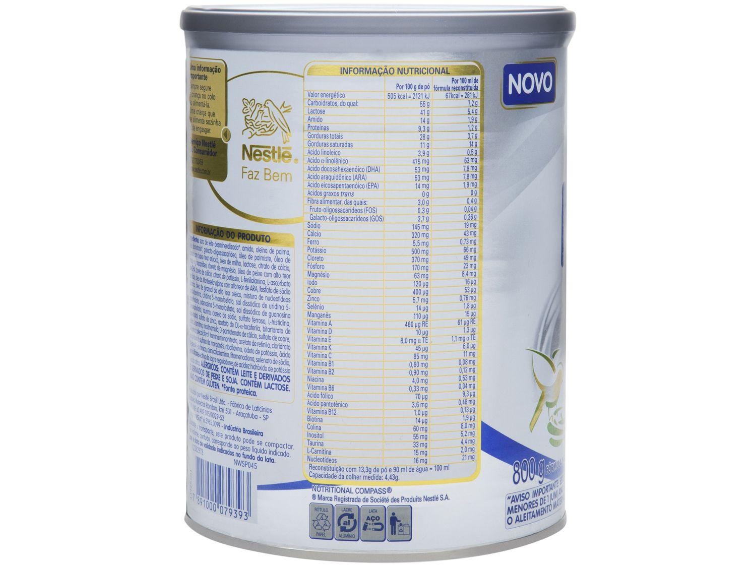 Fórmula Infantil NAN Espessar Leite Integral Nestlé 800g