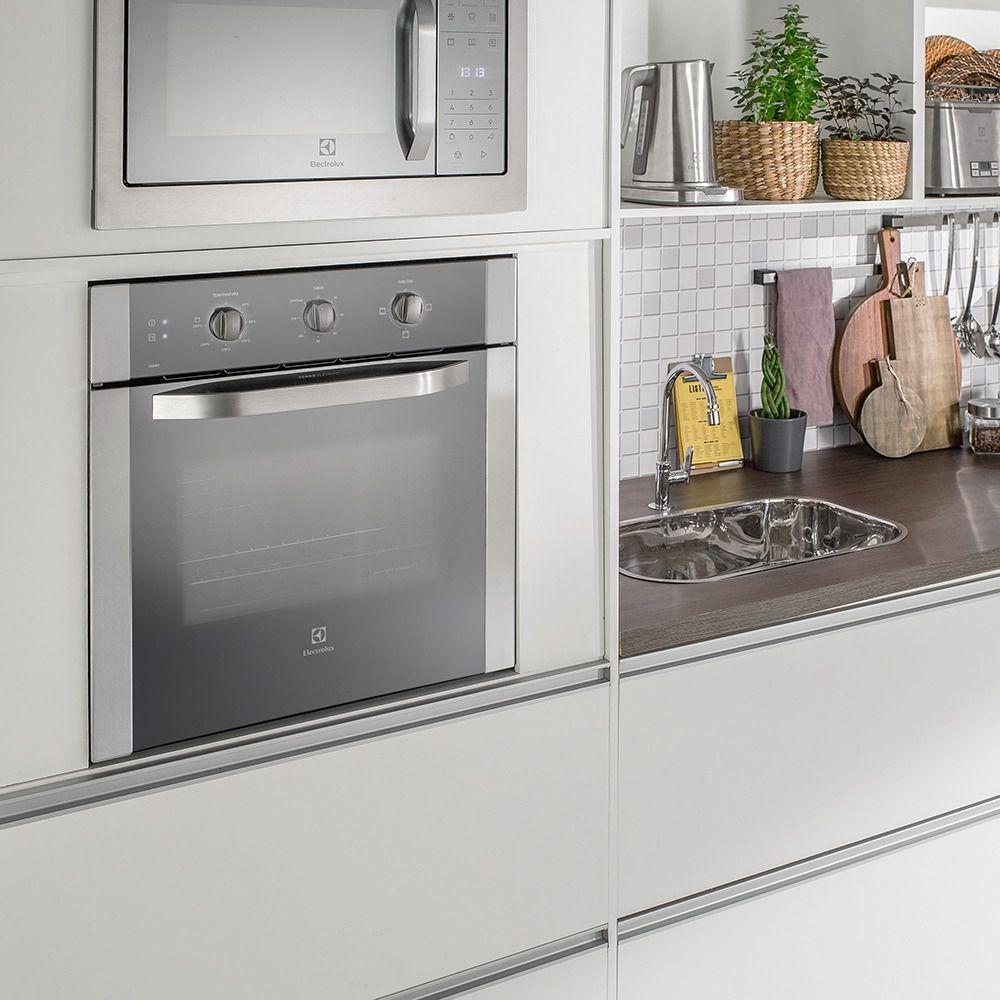 Forno Elétrico de Embutir 80L Inox (OE8MX) - Electrolux - Fornos e ...