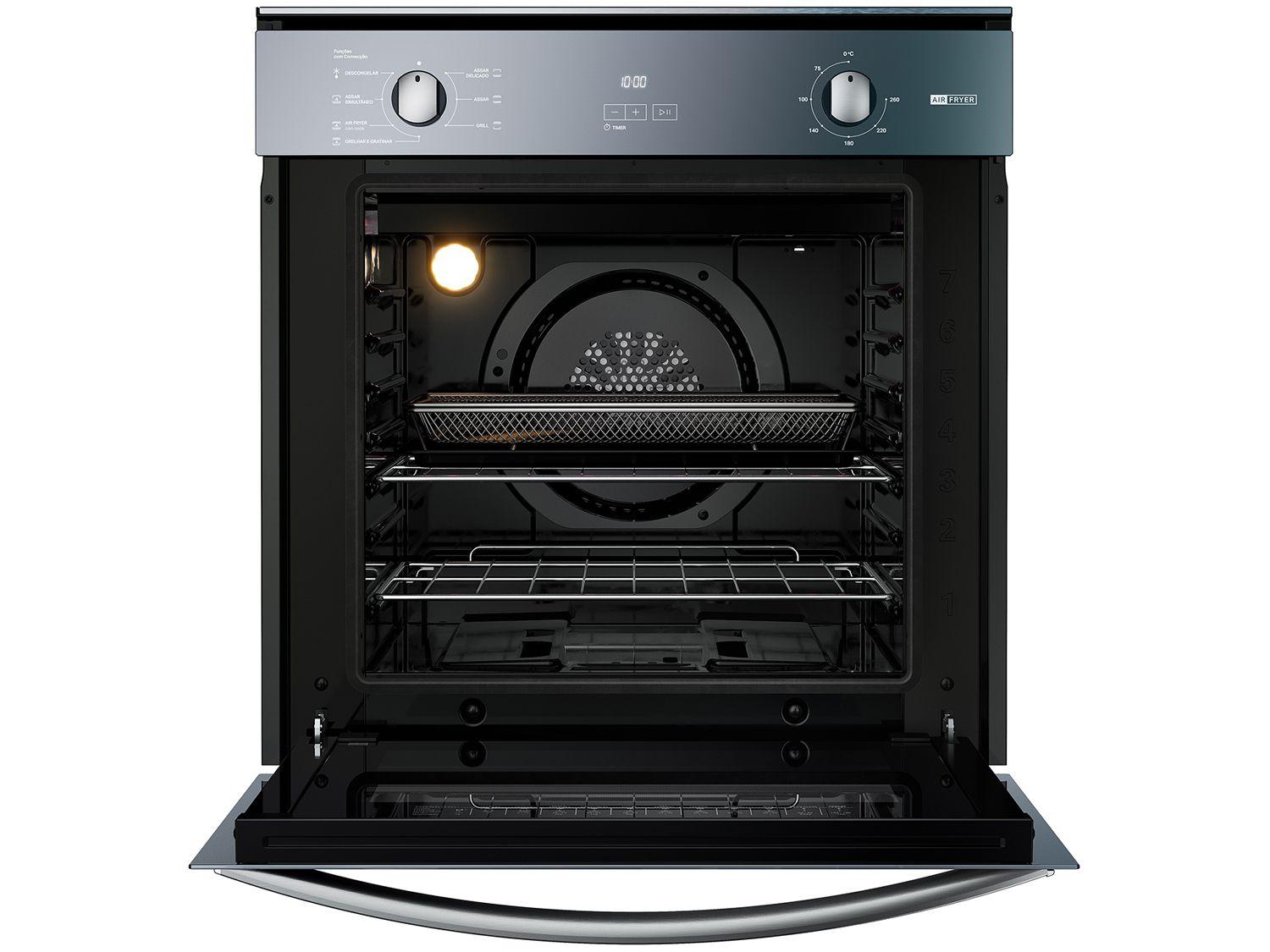 Forno Elétrico de Embutir Função Air Fryer Brastemp 84L BOF84ARBNA