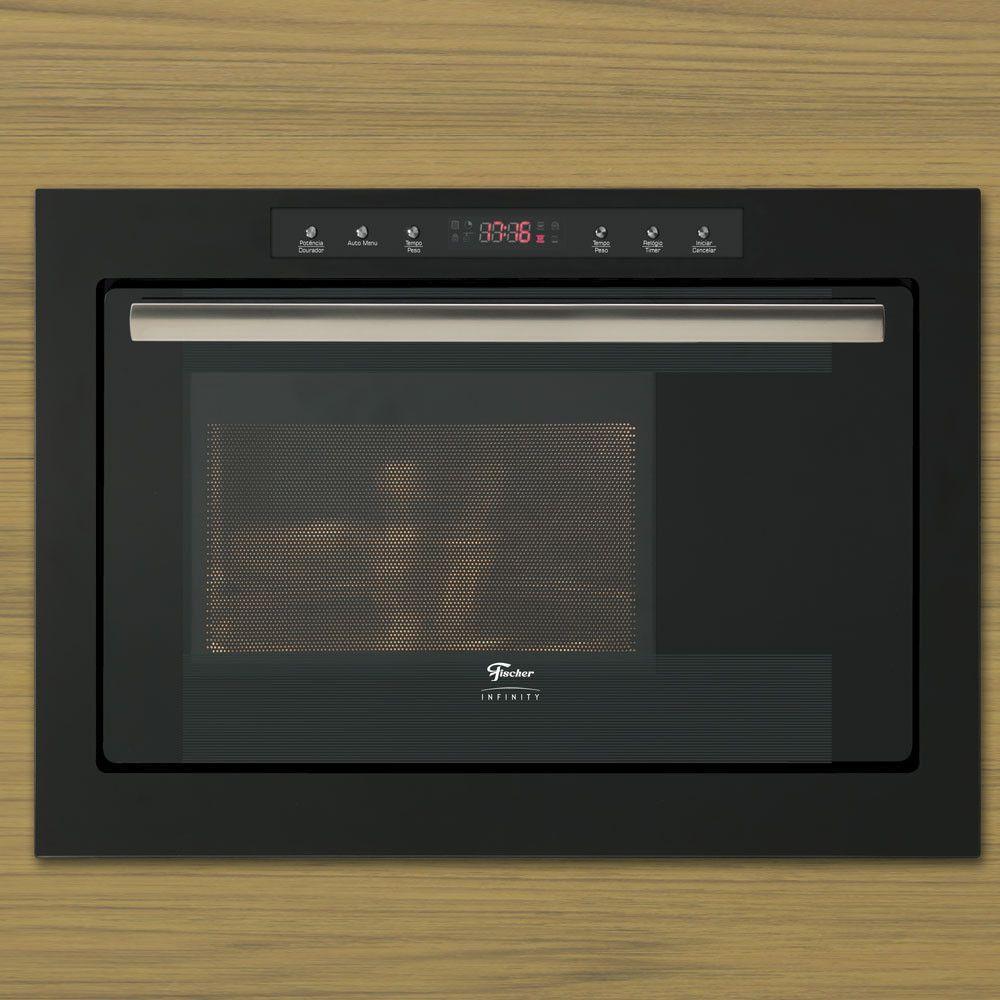 Forno Microondas De Embutir Infinity 25 litros Fischer - Micro-ondas ...