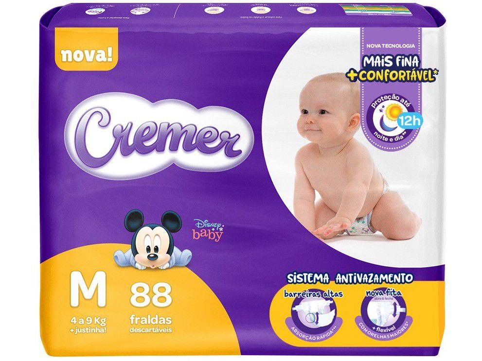 Fralda Cremer Giga M - 88 Unidades - Fralda Descartável - Magazine Luiza