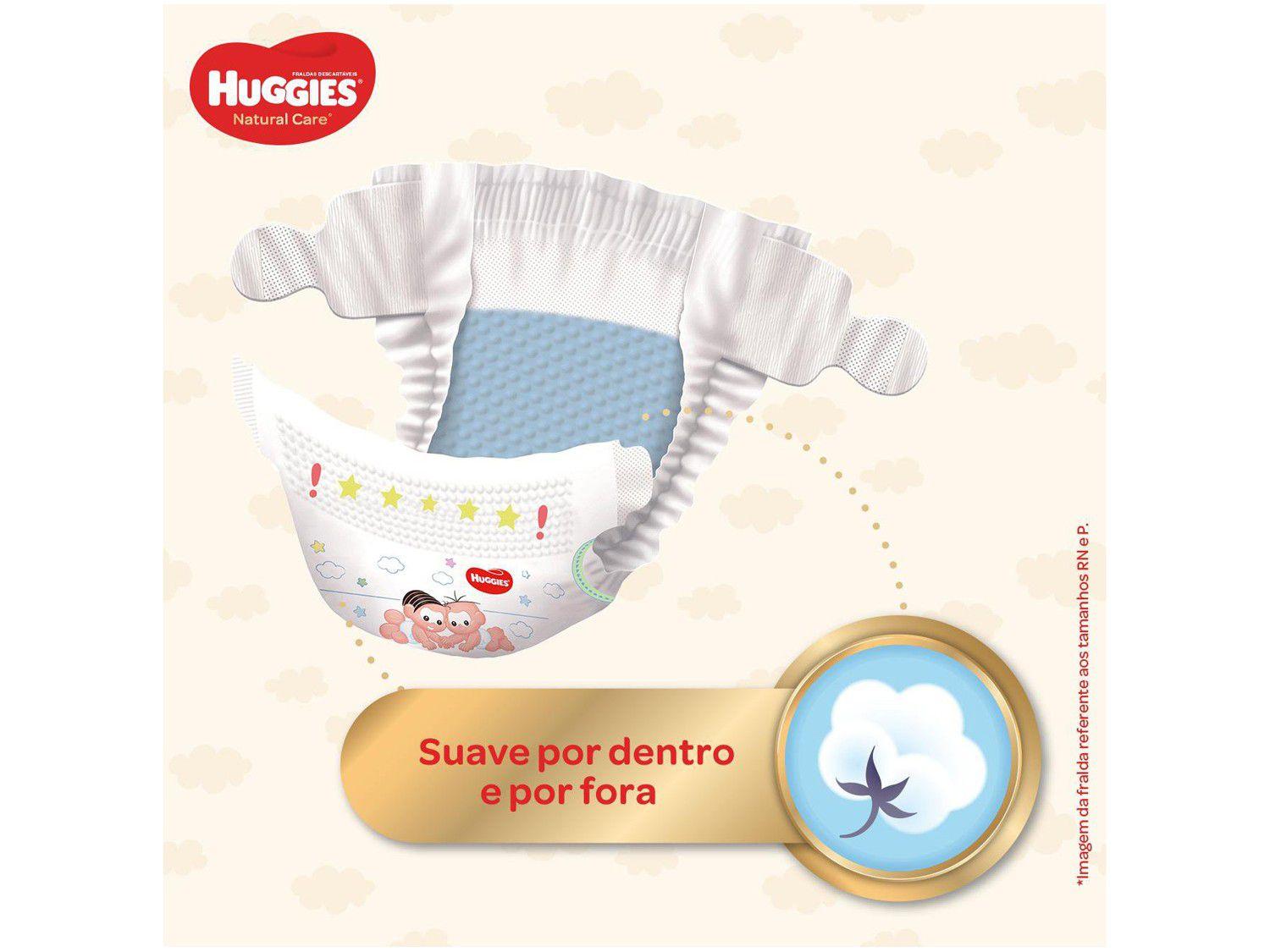 Fralda Huggies Premium Puro e Natural - Tam. G 9 a 12,5Kg 32 Unidades ...
