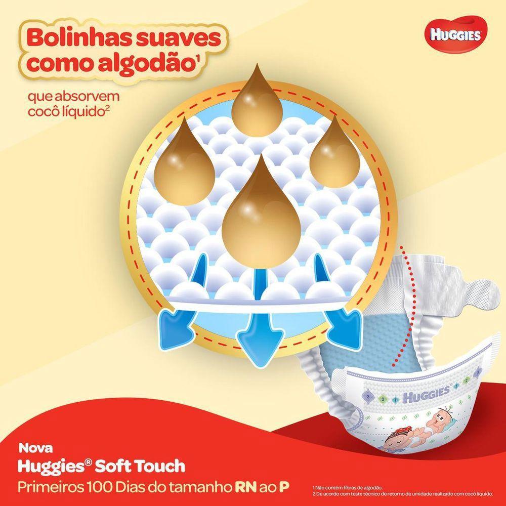 Fralda Huggies Soft Touch Turma da Mônica RN c/ 18 Unidades - Fralda ...