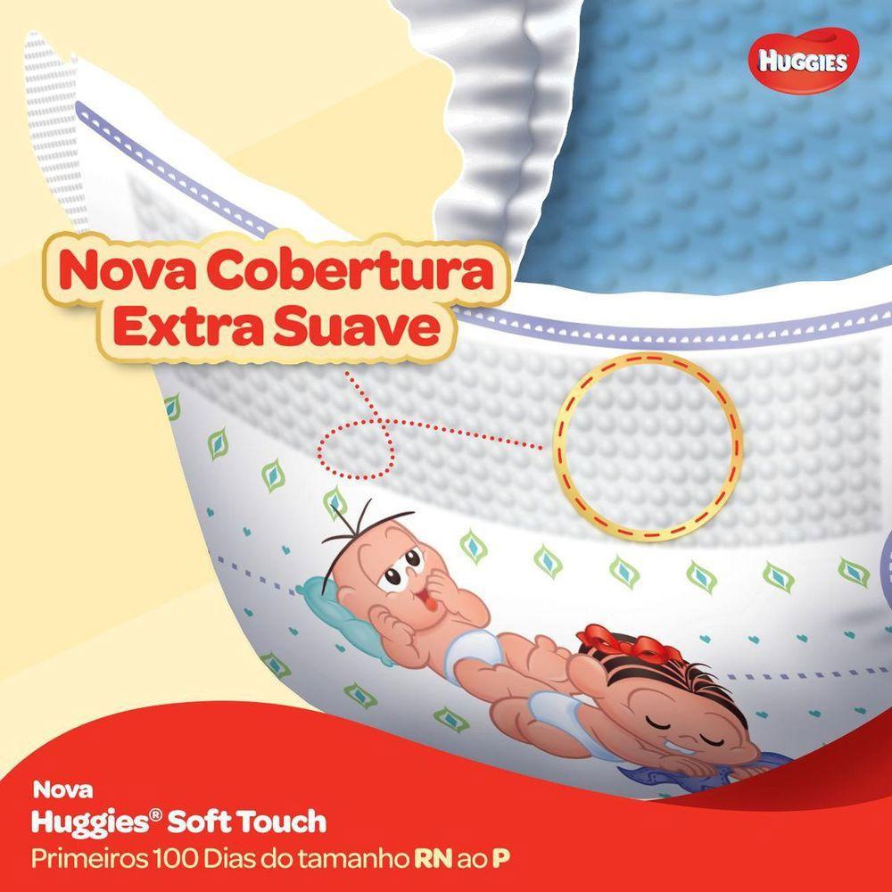 Fralda Huggies Soft Touch Turma da Mônica RN c/ 18 Unidades - Fralda ...