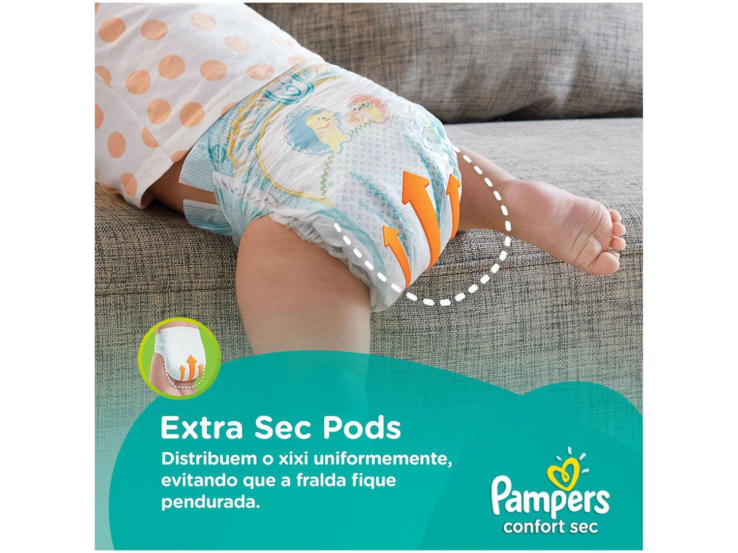 Fraldas Pampers Confort Sec Tam. XG 60 Unidades - Extra Sec Pods ...